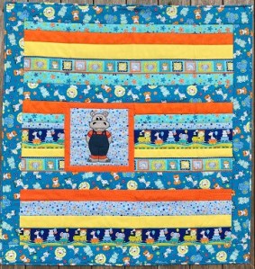 Easy Strippy Hippo Quilt – Ms P Designs USA